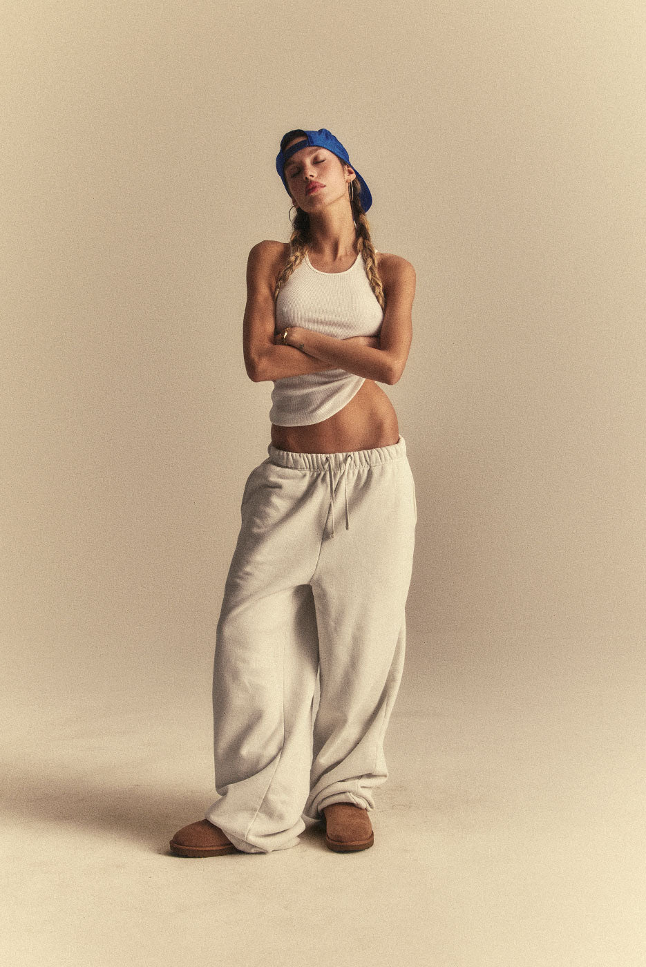 CORE STRAIGHT LEG SWEATPANT in VINTAGE WHITE – Elwood Clothing