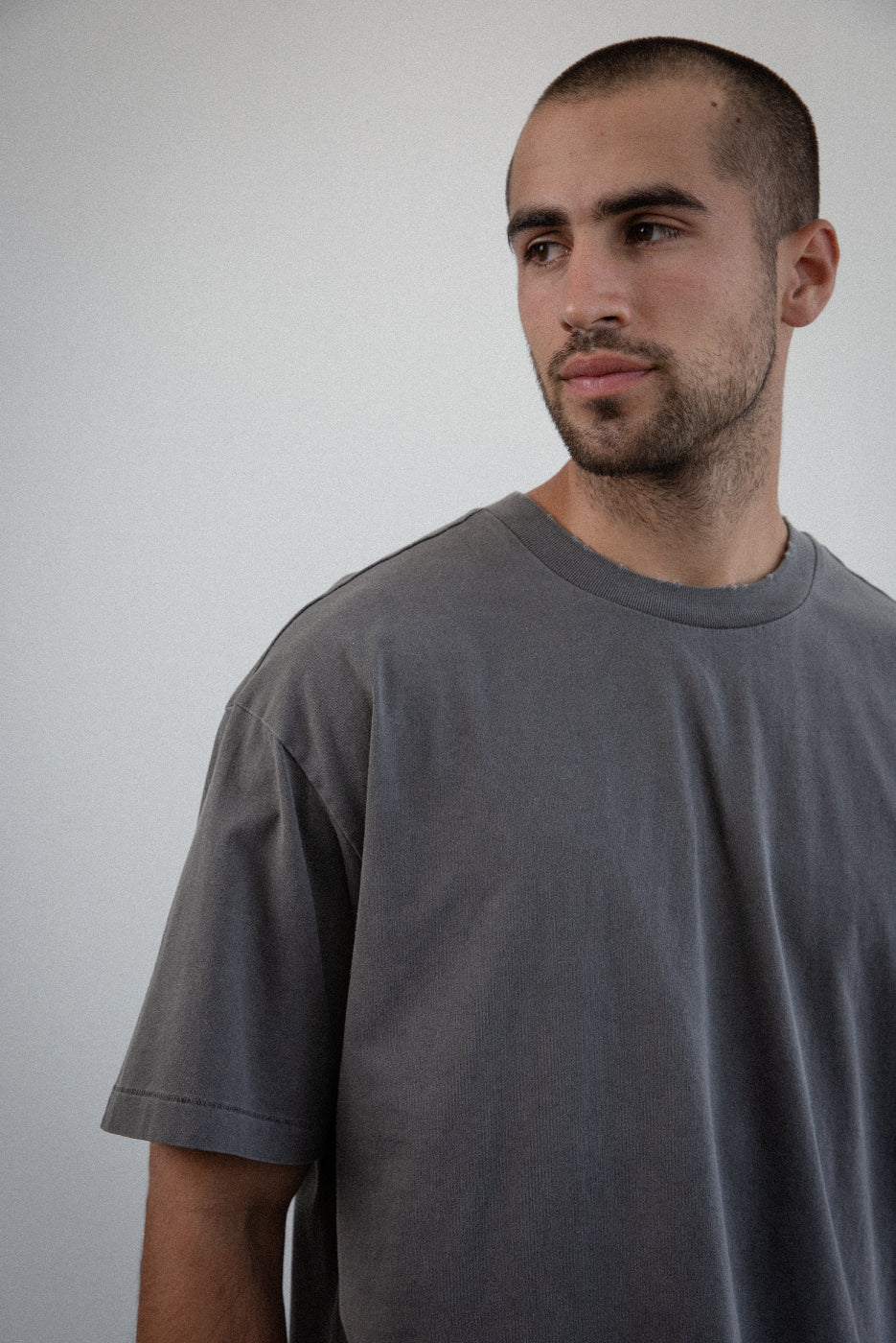 OVERSIZED CORE TEE in VINTAGE GREY – Elwood Clothing