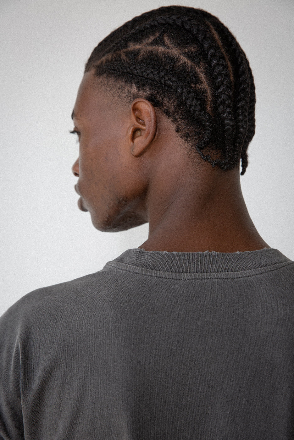 OVERSIZED CROP CORE TEE in VINTAGE GREY – Elwood Clothing