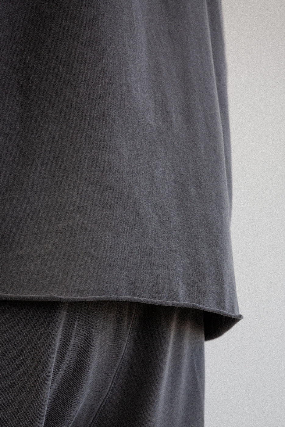 OVERSIZED CROP CORE TEE in VINTAGE GREY – Elwood Clothing