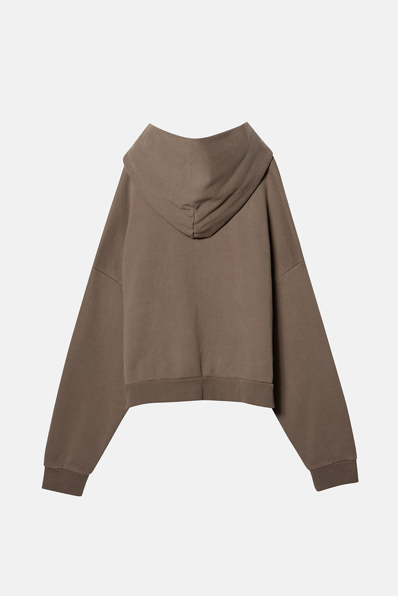 RECTANGLE HOODIE in DULL BROWN – Elwood Clothing