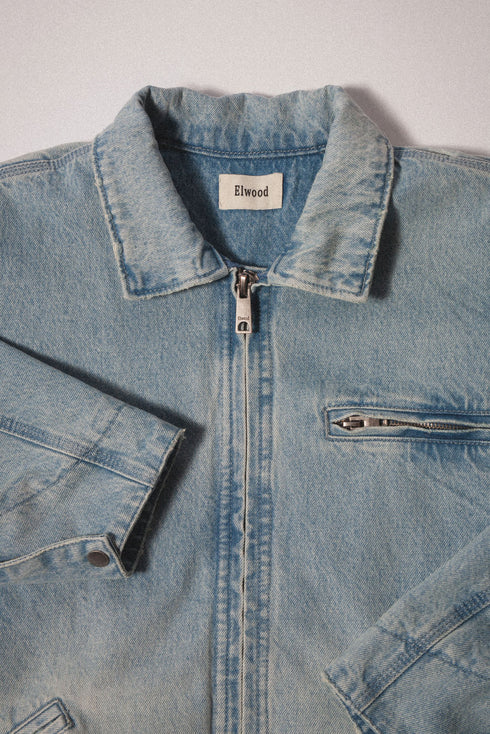 Shop Light indigo PETROL JACKET by Elwood online – Elwood Clothing