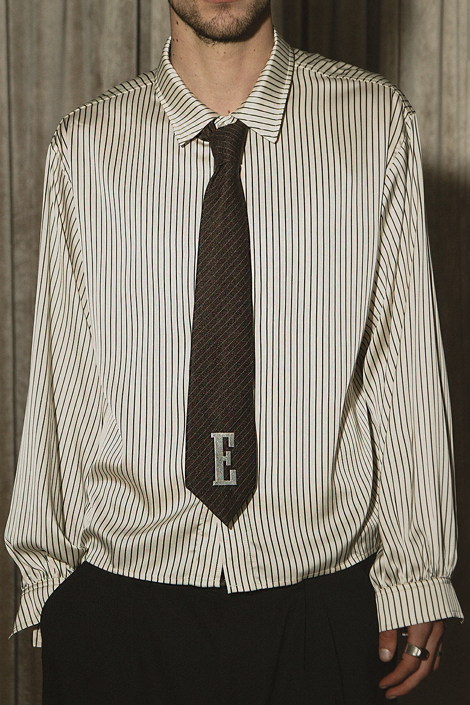 EXECUTIVE LS SHIRT in QUILL STRIPE – Elwood Clothing