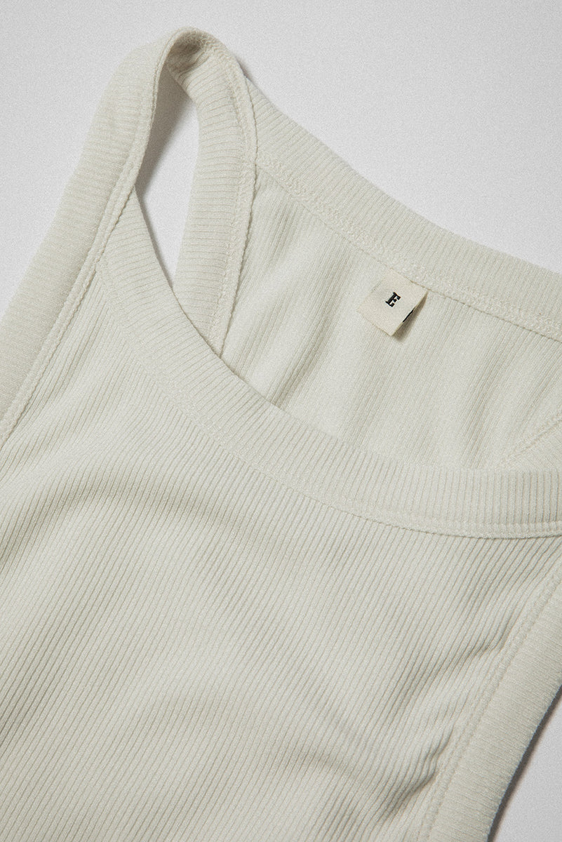 RACER BACK TANK in WHITE – Elwood Clothing